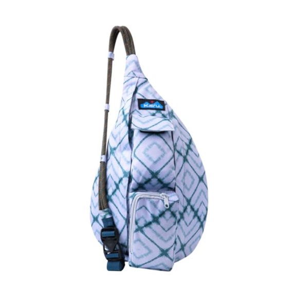 Kavu | Bags | Kavu Nwt Womens Grey Teal Ocean Dye Mini Rope Sling ...